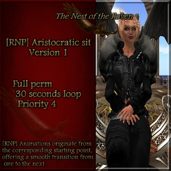 Second Life Marketplace - FULL PERM ANIMATION - Female Sit full perm ...